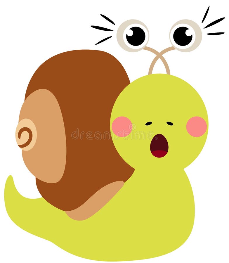 Surprised Snail Stock Illustrations – 135 Surprised Snail Stock ...