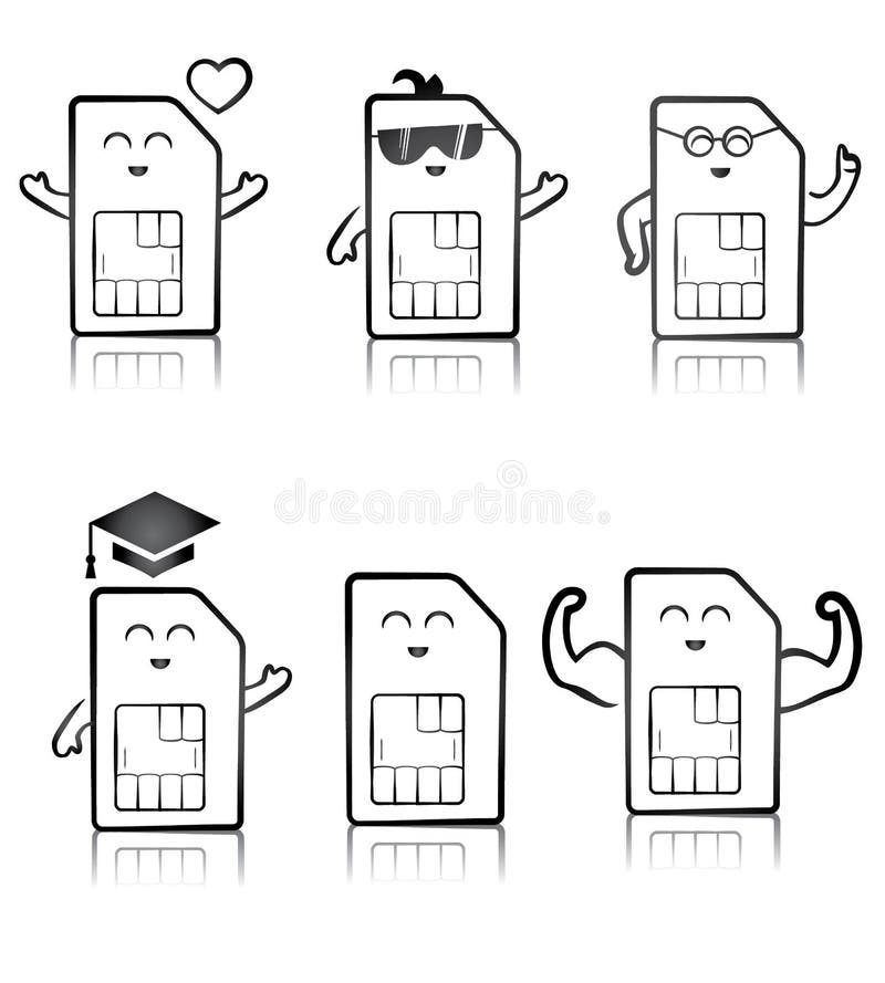 Black and White Illustration of Cloud Connection Stock Vector ...