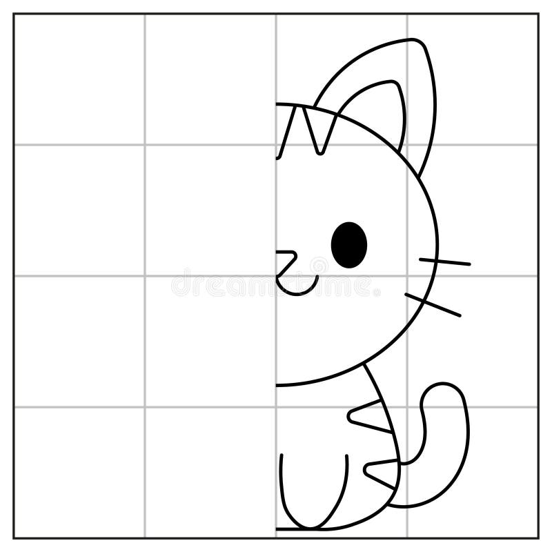 Simple Cat Drawing Stock Illustrations – 43,148 Simple Cat Drawing ...