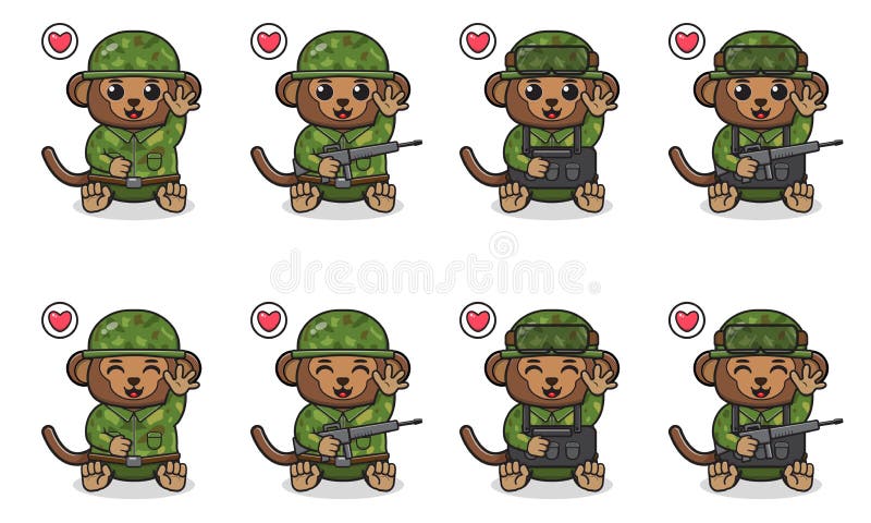 Chimp Soldier Stock Illustrations – 35 Chimp Soldier Stock ...