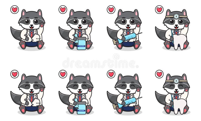 Raccoon Doctor Stock Illustrations – 109 Raccoon Doctor Stock ...