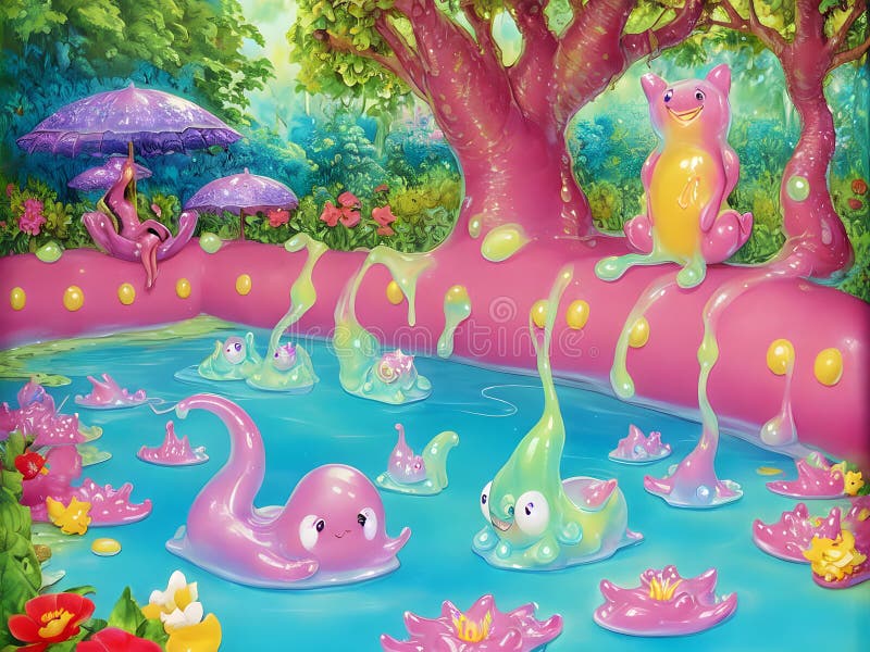 Monsters Swimming Pool Stock Illustrations – 38 Monsters Swimming Pool ...