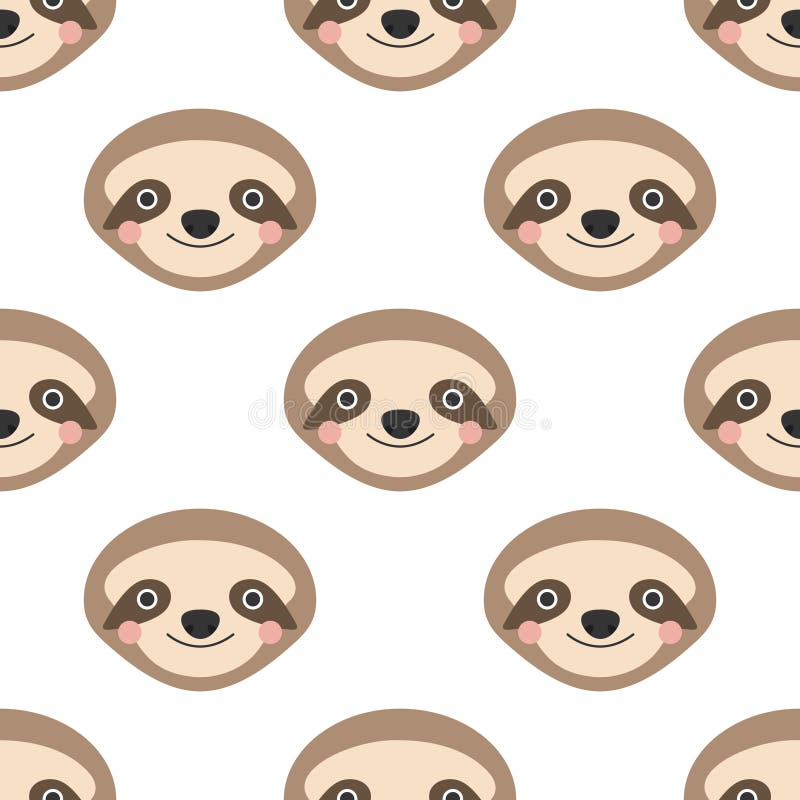 Sloth Face Stock Illustrations – 2,974 Sloth Face Stock Illustrations ...