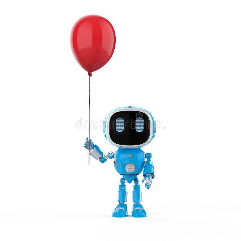 Friendly Technology Concept Stock Illustration - Illustration of cute ...