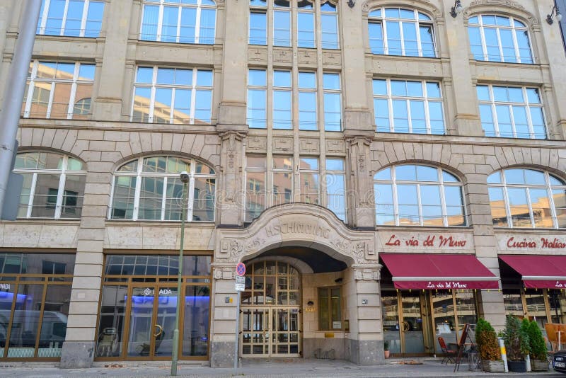 Cute Small Cafe in Berling Germany Editorial Stock Photo - Image of ...