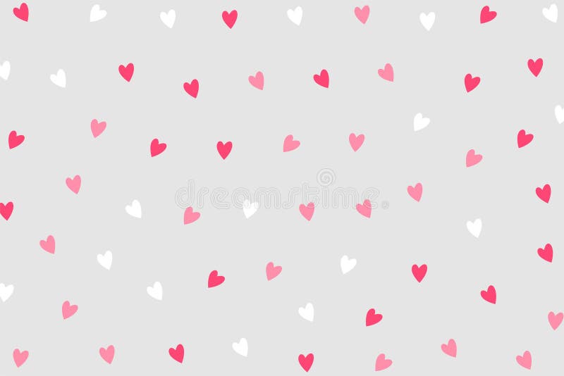 Cute Small Love Heart Pattern Backdrop for Wrapping Paper Print Stock ...