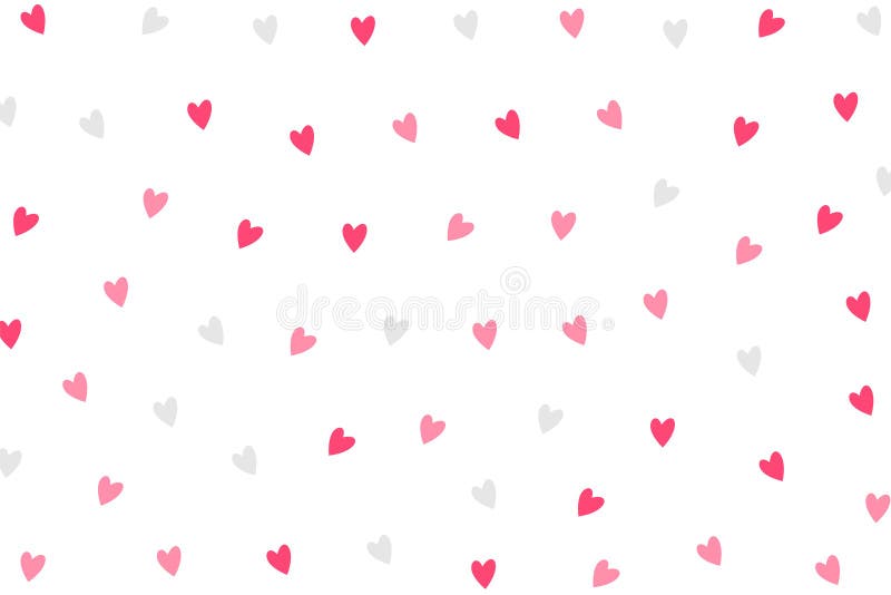 Cute Small Love Heart Pattern Wallpaper for Textile Fabric Print Stock ...