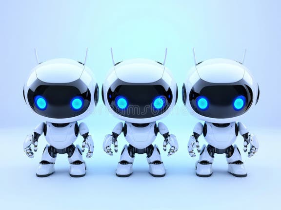 The Cute and Small Robot Assistants in this Group Have Artificial ...