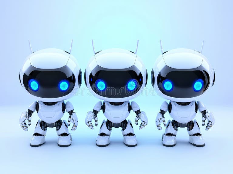 The Cute and Small Robot Assistants in this Group Have Artificial ...