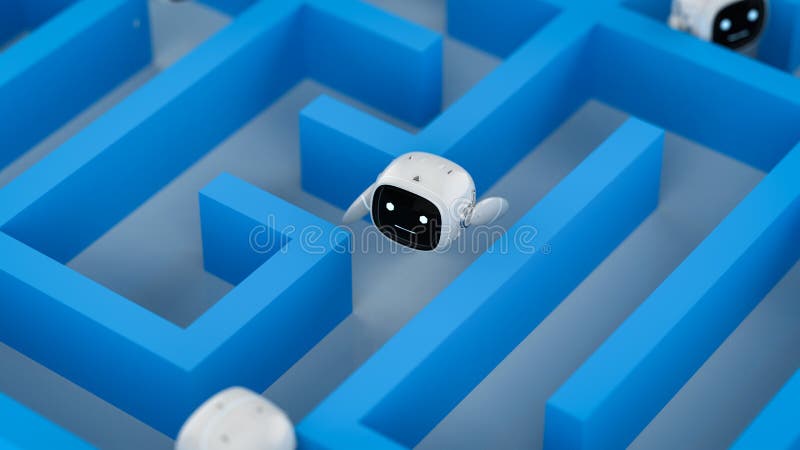 Maze Robot Stock Illustrations – 467 Maze Robot Stock Illustrations ...