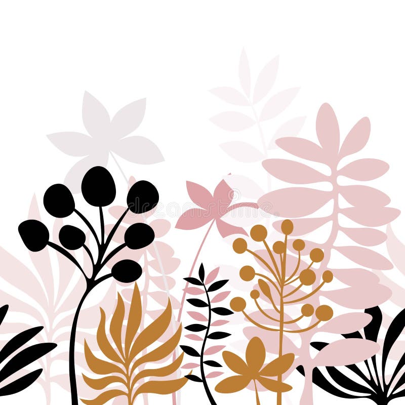 Cute Small Vector Flowers Seamless Pattern. Stock Vector - Illustration ...