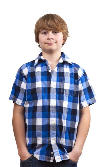 Cute Smart Happy Smiling Young Boy Stock Photo - Image of happiness ...