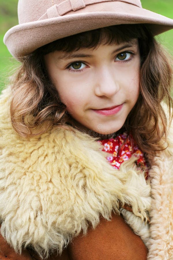 Cute smile stock image. Image of human, small, hair, coat - 4770329