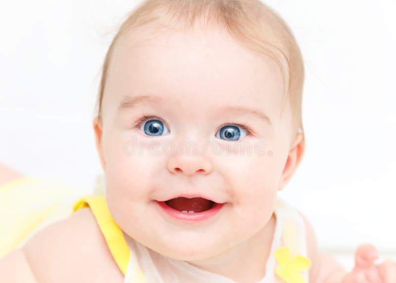 Cute smiling baby stock photo. Image of health, joyful - 19167510