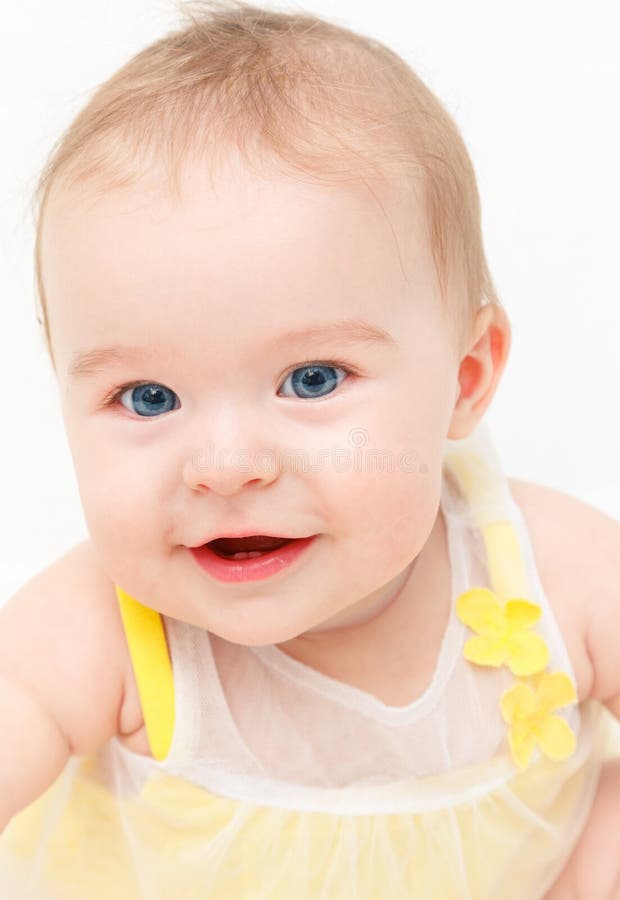 Cute smiling baby stock photo. Image of health, adorable - 19167512