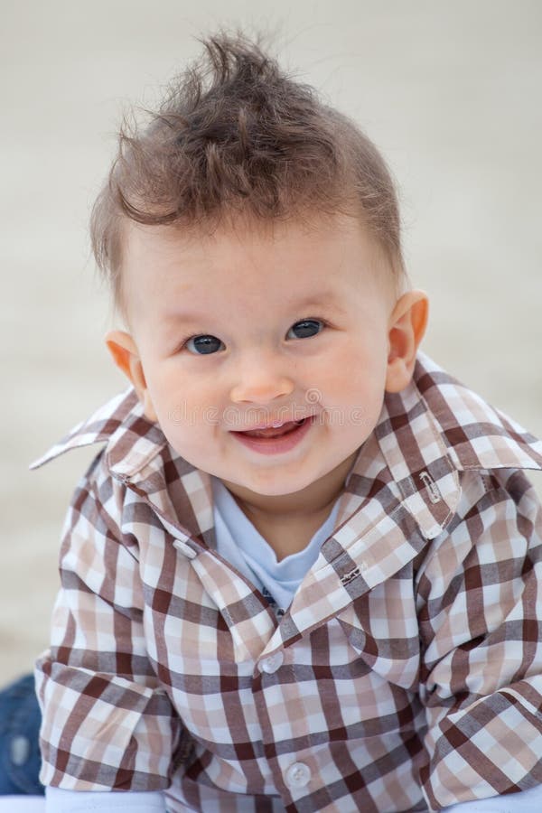 Cute Baby Smiling stock image. Image of portrait, smiling - 5489357