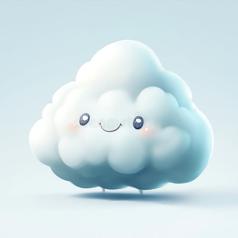 189 Smiling Cloud Character Blue Background Stock Photos - Free ...