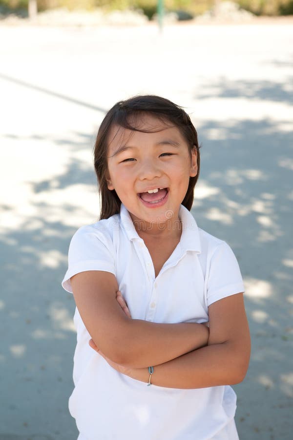 Cute smiling girl stock image. Image of happiness, teeth - 20466257