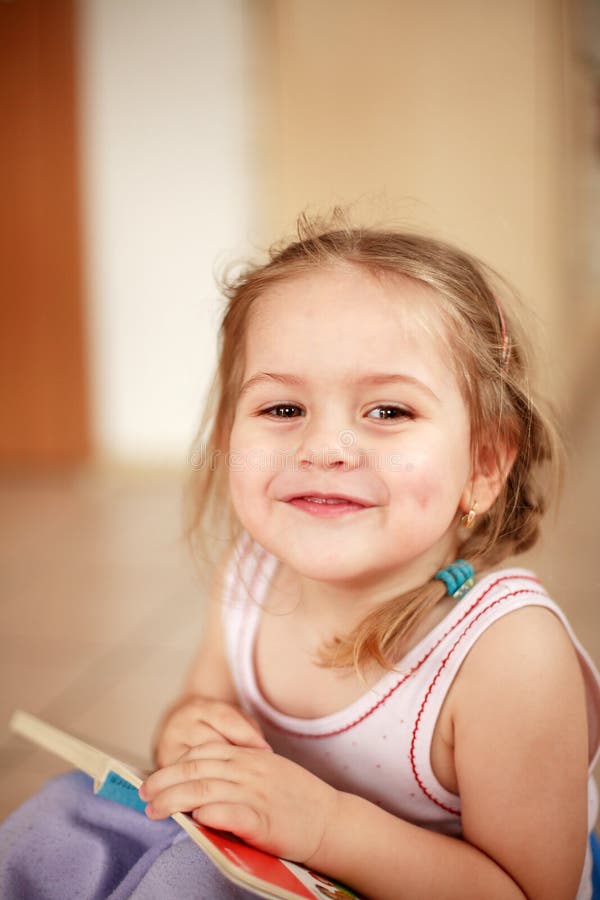 Cute smiling girl stock image. Image of felicity, laugh - 2265461