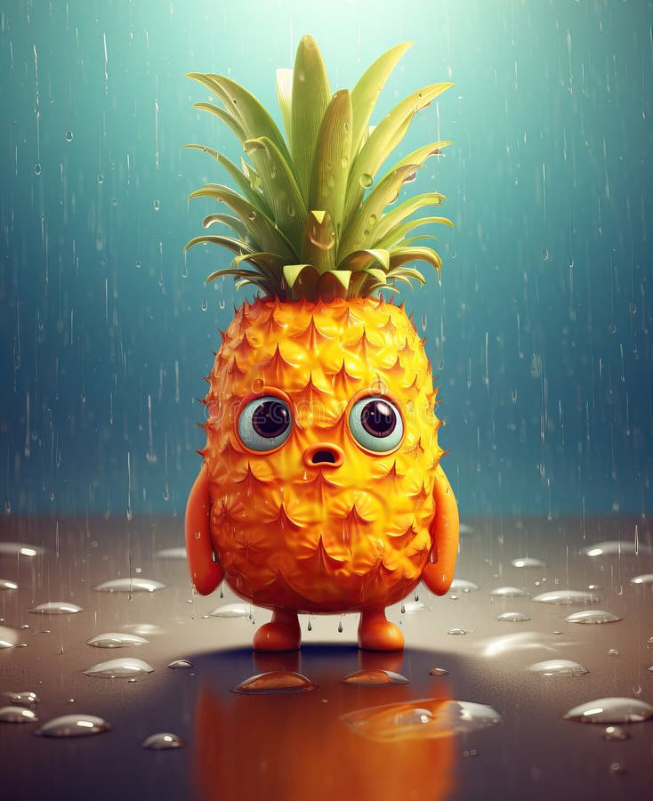 778 Pineapple Cartoon Stock Photos - Free & Royalty-Free Stock Photos ...