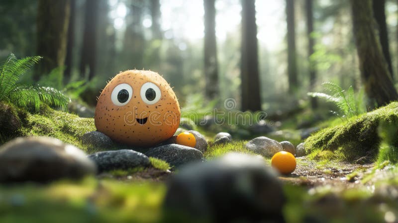 Cute Smiling Potato Created with Stock. Stock Photo - Image of ...
