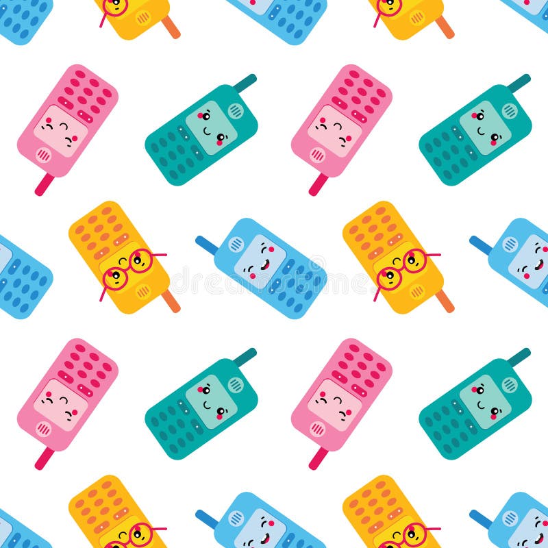 Smiling retro telephone stock vector. Illustration of number - 32166499