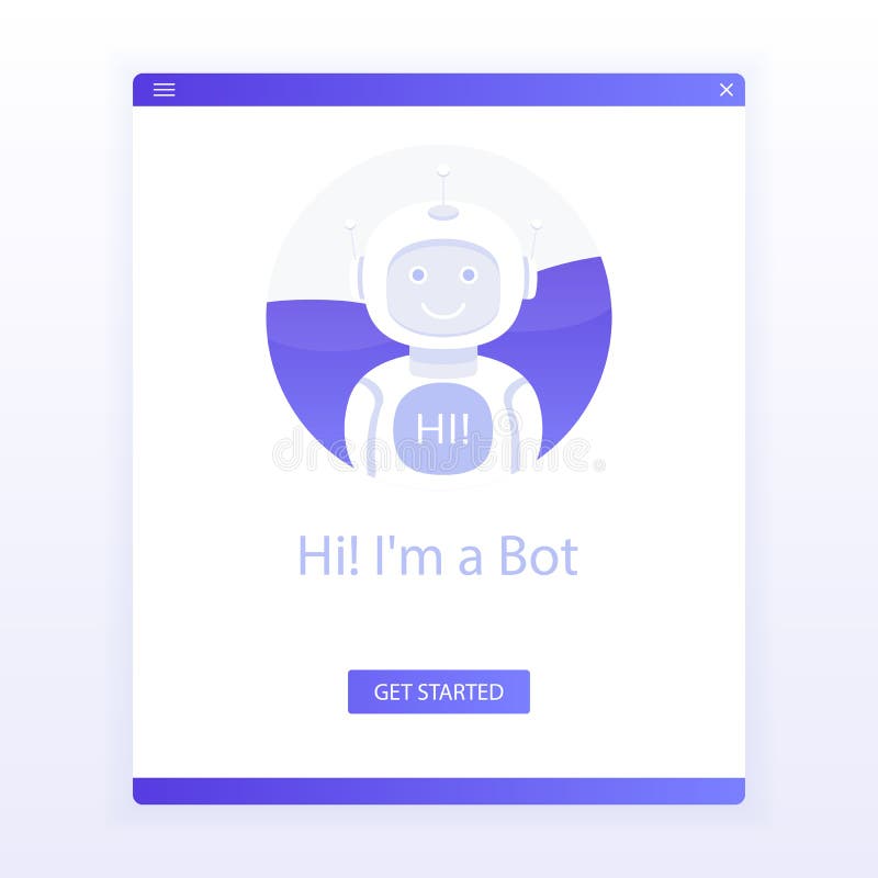 Cute Smiling Robot,chat Bot Say Hi. Stock Vector - Illustration of ... Cute Smiling Robot,chat Bot Say Hi. Stock Vector - Illustration of ...
