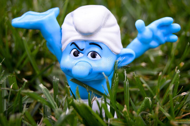 Cute Smurfs in forest editorial image. Image of concepts - 89384425
