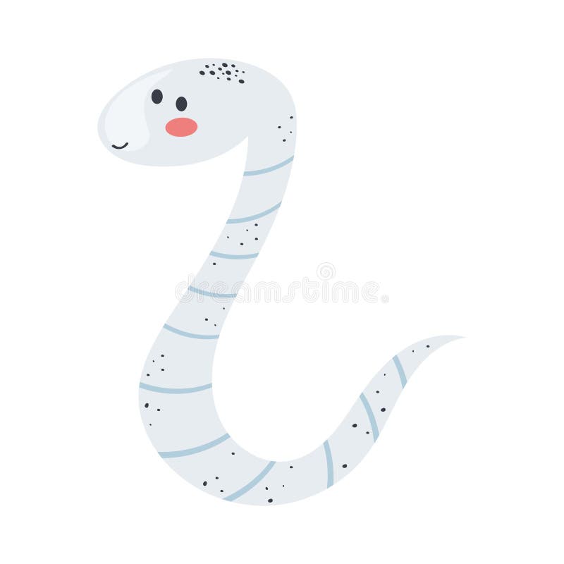 Cute snake adorable stock vector. Illustration of wildlife - 283953809