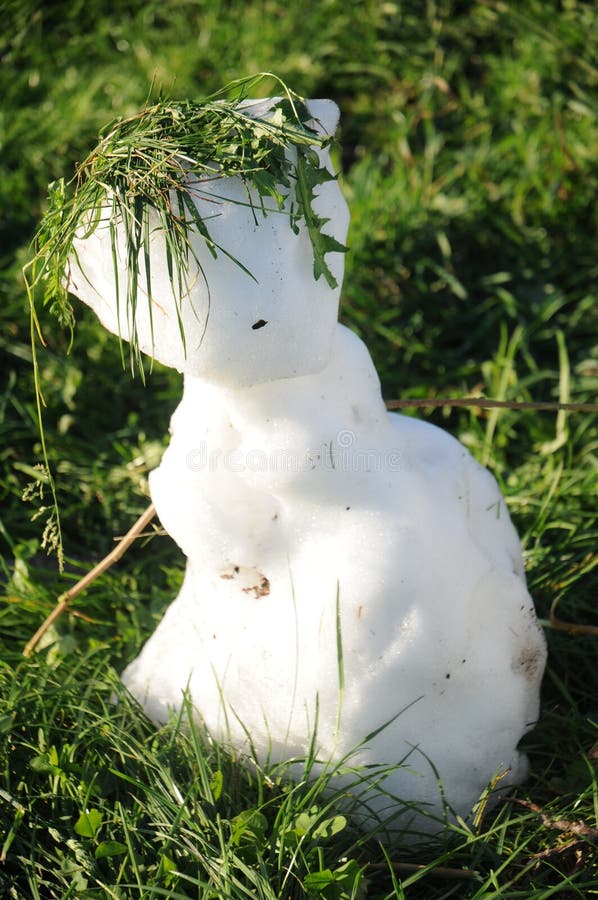 Cute Snow Figure stock image. Image of december, surprise - 34478721