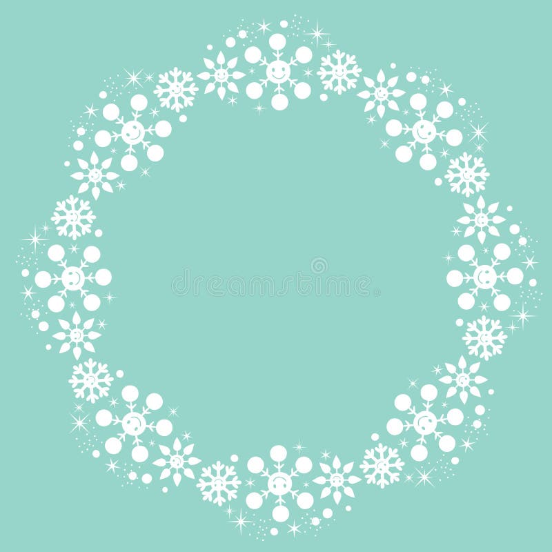 Winter round pixels art stock vector. Illustration of climate - 61608429