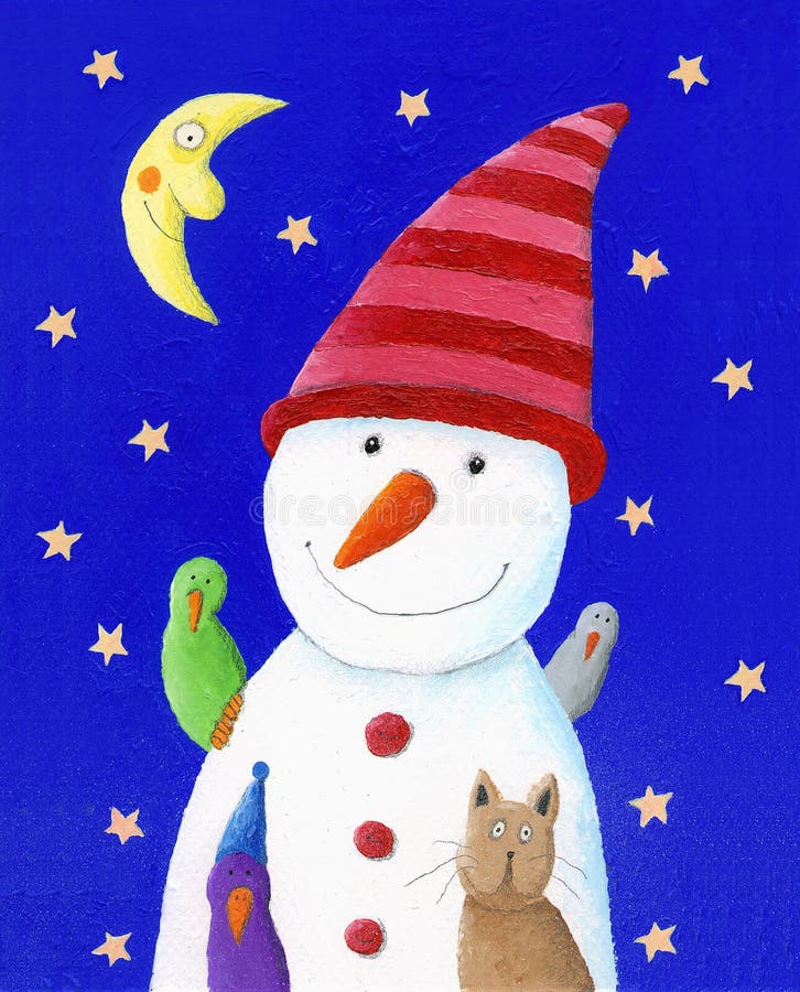 Cat Snow Cartoon Snowman Stock Illustrations – 1,944 Cat Snow Cartoon ...