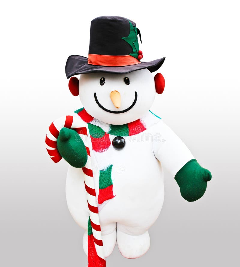Cute snowman doll stock photo. Image of souvenir, detail - 28233902