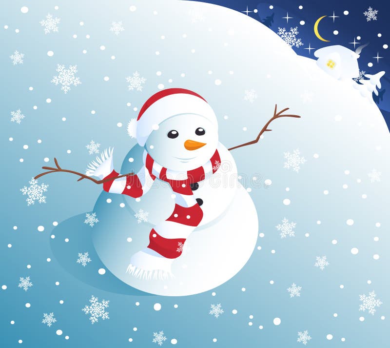 Snowman Looking Up Stock Illustrations – 48 Snowman Looking Up Stock ...