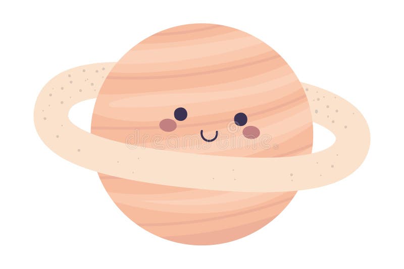 Cute space planet stock vector. Illustration of galaxy - 251988509