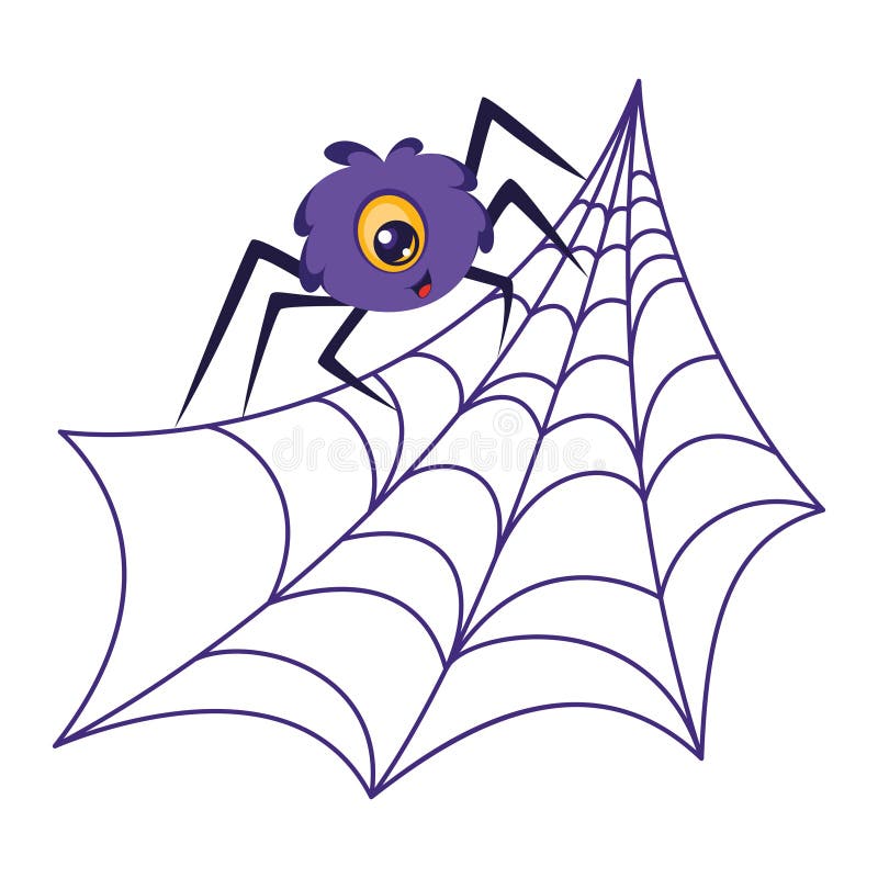 Cute Spider Web Clip Art