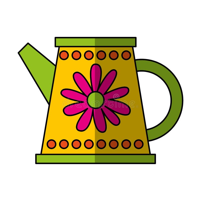 Cute sprinkler garden icon stock vector. Illustration of character ...