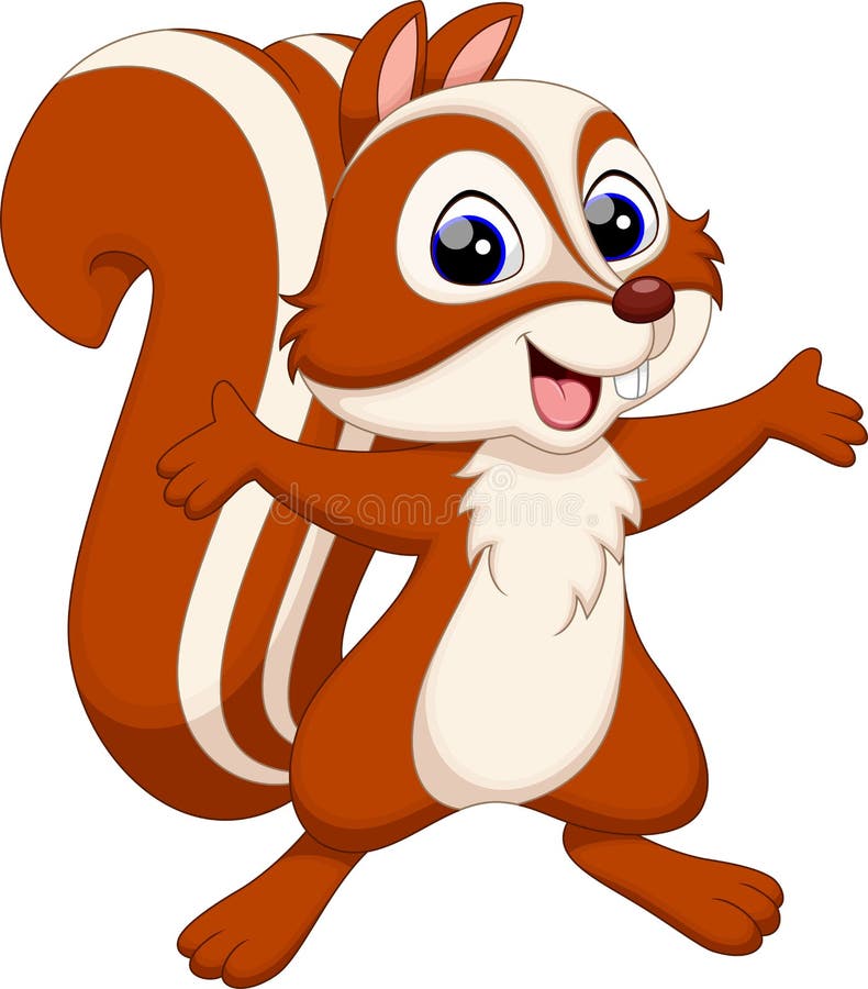 Funny Squirrel Cartoon Stock Illustrations – 11,151 Funny Squirrel ...