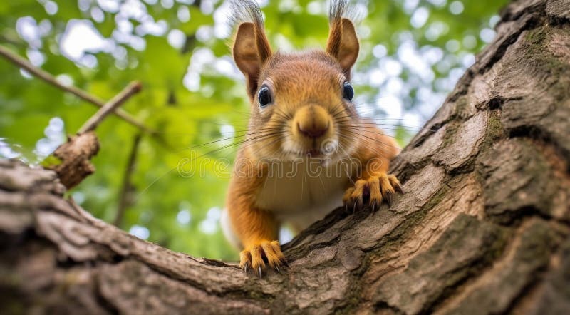 Cute Squirrel in the Park, Cute Squirrel in the Forest, Squirrel in the ...