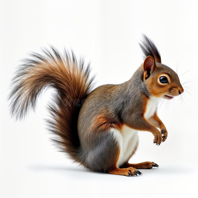 Squirrel Side View Stock Illustrations – 990 Squirrel Side View Stock ...