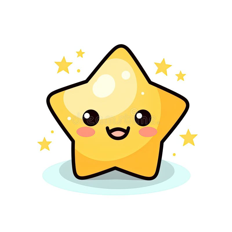 Cute star emblem stock illustration. Illustration of quality - 279558406
