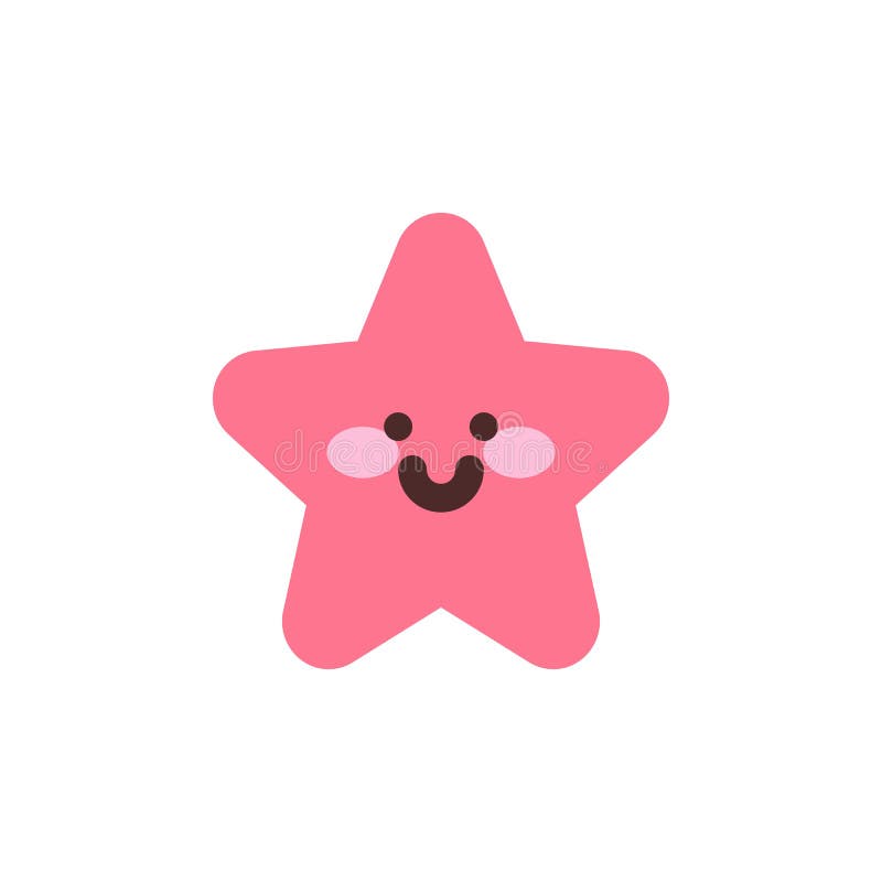 Cute Star Like Flat Icon, Logo, Vector Stock Vector - Illustration of ...