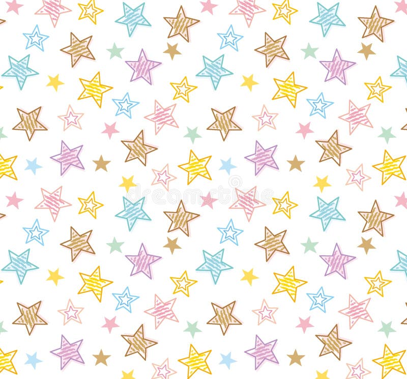 Cute Star Wallpaper stock illustration. Illustration of text - 218002766