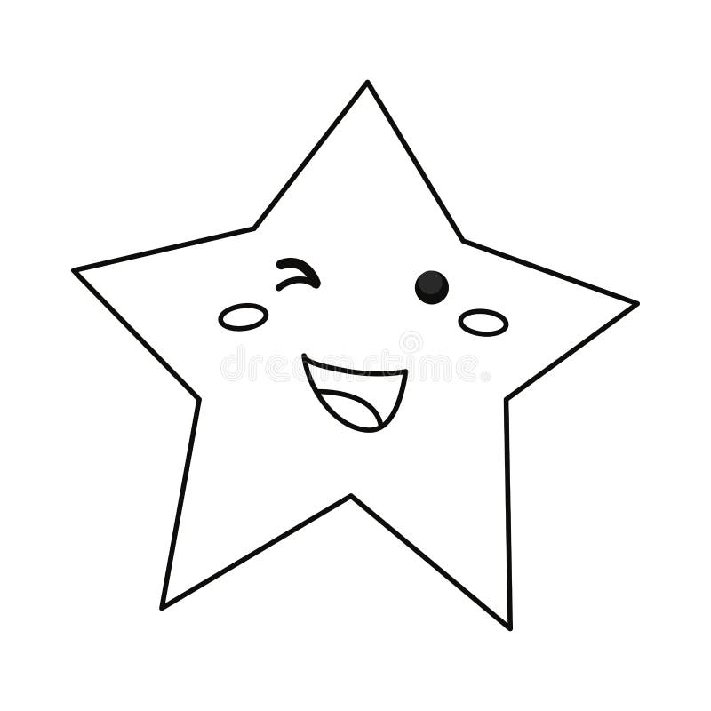 Star Winking Stock Illustrations – 267 Star Winking Stock Illustrations ...