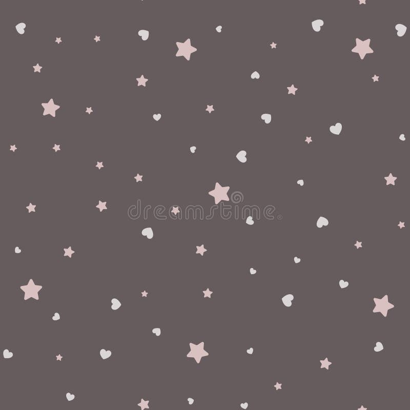 Cute Stars Seamless Pattern with Stars. Boho Childish Texture for ...