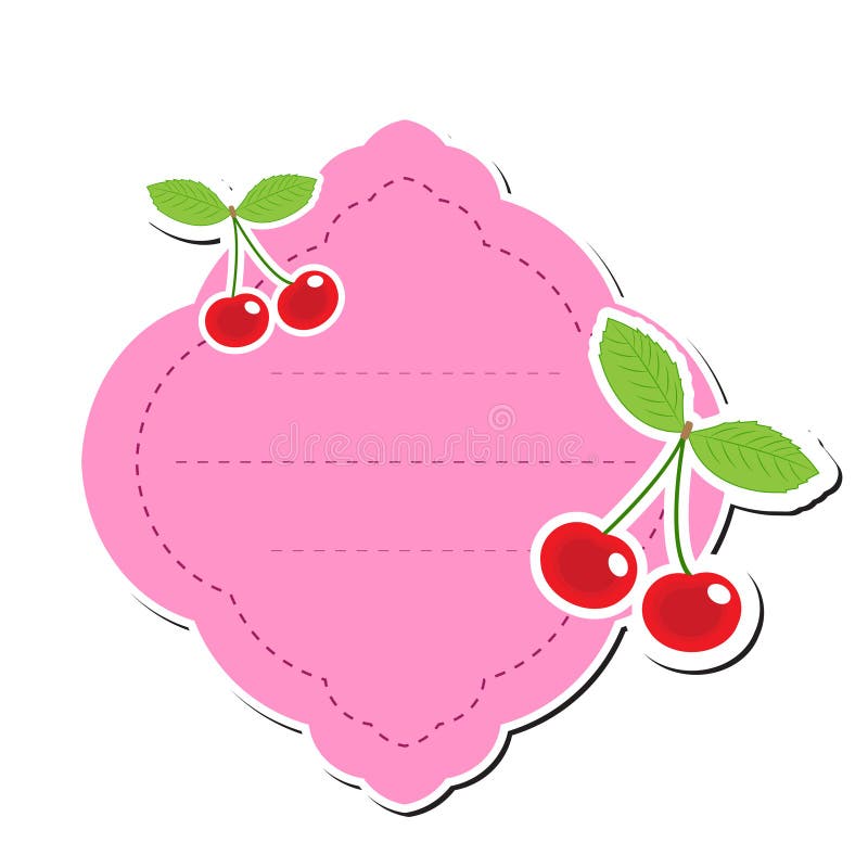 Set of Cute Labels, Stickers, Frames for Text. Kids Tag for Text ...