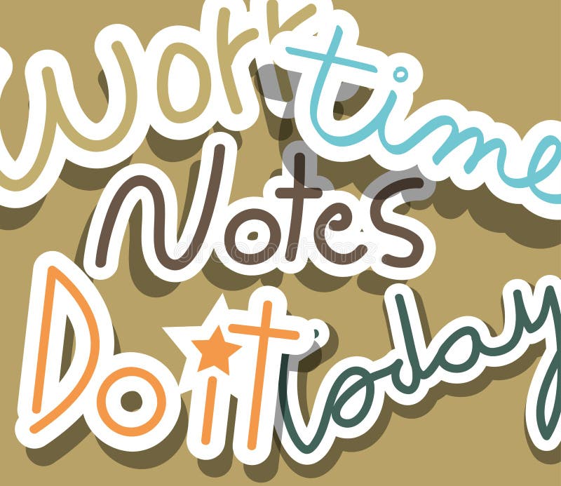 Cute Stickers Set Vector Design Stock Vector - Illustration of element ...