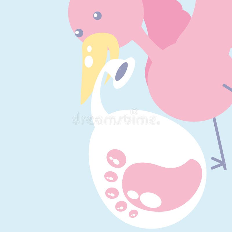 Stork Footprint stock vector. Illustration of white - 211159656