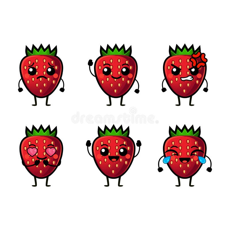 Mad Strawberry Stock Illustrations – 85 Mad Strawberry Stock ...