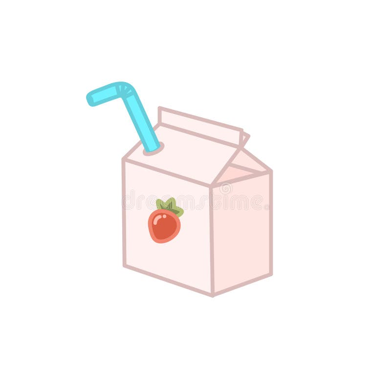 Kawaii Milk Box Cartoon Stock Illustrations 498 Kawaii Milk Box